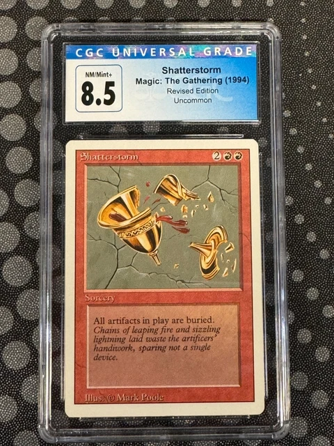1994 MAGIC THE Gathering MTG Shatterstorm édition révisée CGC 8,5 EUR 6 ...