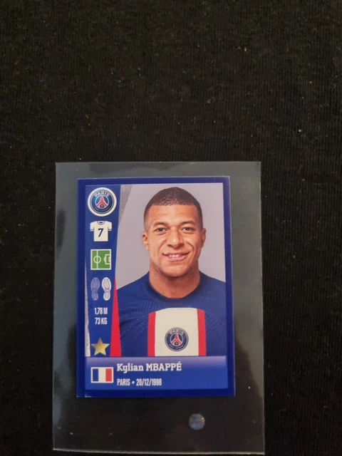STICKER PANINI FOOT 2023 Ligue 1 Kylian Mbappe #339 Paris Psg Non ...