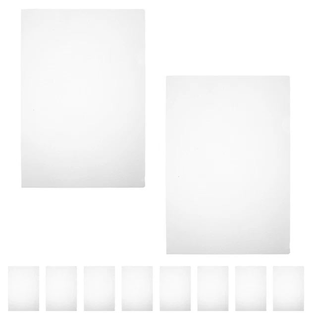 24 PCS PLASTIC Folder Binder Paper Sleeves Clear Page Protectors $40.47 ...