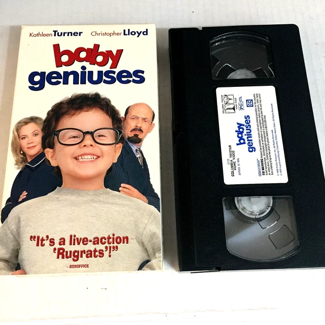 BABY GENIUSES KATHLEEN Turner VHS tape Ships Free Same Day With ...