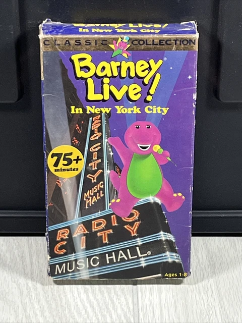 BARNEY - LIVE In New York City (VHS, 1994, collection classique) EUR 16 ...