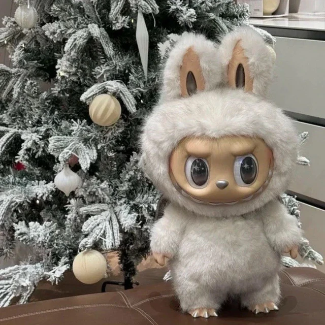 *TOP QUALITY* THE Monsters Zimomo White Angel Labubu Plush Doll 17cm ...