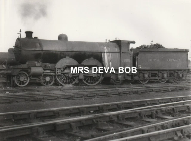 LARGE RAILWAY PHOTO LNER C1 62885 Doncaster 1948 GNR Ivatt Atlantic ...