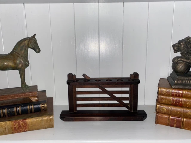 ANTIQUE PIPE HOLDER,STAND,RACK,SHEPHERDS Gate,Vintage,Farmhouse,English ...