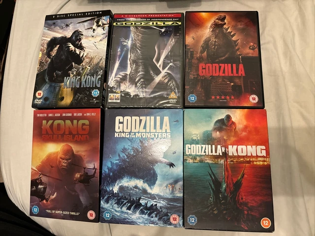 MONSTERVERSE 6 X Film Collection Bundle DVD King Kong, Godzilla ...