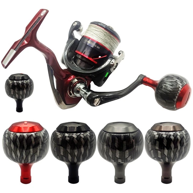 FOR DAIWA FOR FUEGO Reel Carbon Fiber Grip Knob Replacement with Screw ...
