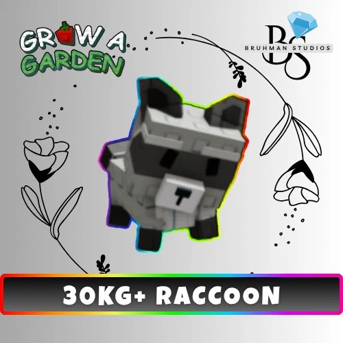 ONLINE 🟢 | Grow A Garden | GAG | 30kg+ Huge Giant Titanic Raccoon ...