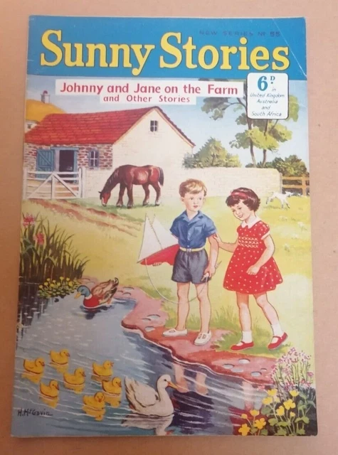 COMIC - VINTAGE British Post-War Comic Sunny Stories New Series 1958 ...