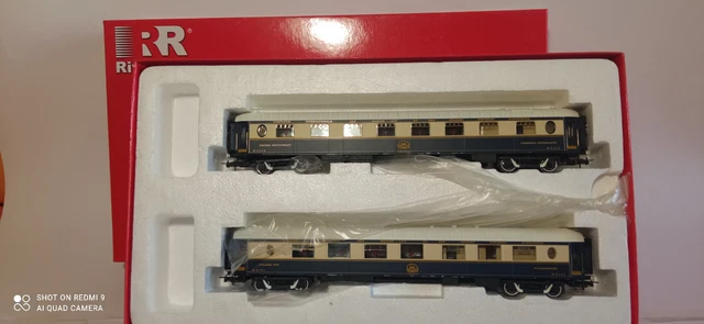 SIMPLON ORIENT EXPRESS - CIWL - Rivarossi HR 4145 - two dinning car EUR 332,50 - PicClick IT