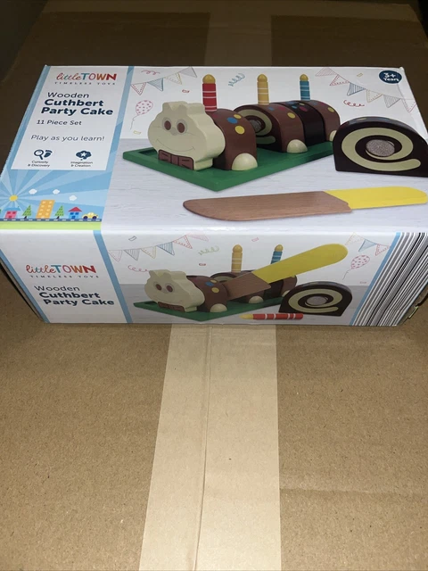 CUTHBERT THE CATERPILLAR wooden party cake Little town aldi £26.99 ...