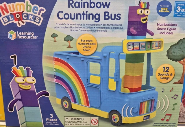 NUMBERBLOCKS RAINBOW BUS Numberblocks Adhd Autism £42.99 - PicClick UK