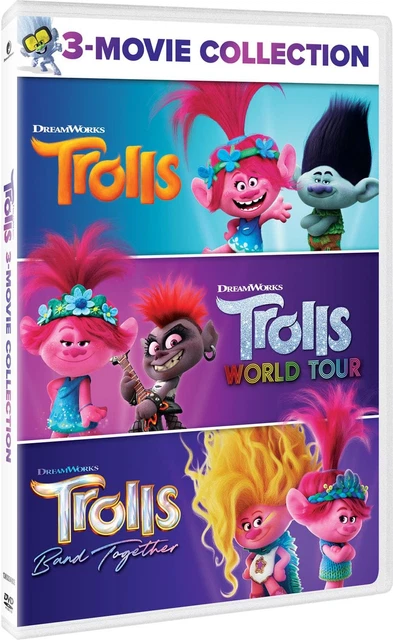 TROLLS 3-MOVIE COLLECTION (DVD) (DVD) Anna Kendrick £19.35 - PicClick UK