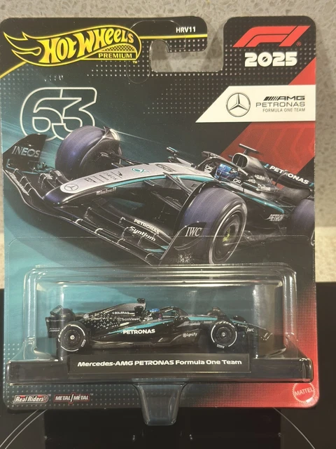 HOT WHEELS 2025 F1 Mercedes-AMG Petronas Formula One Team #63 George ...