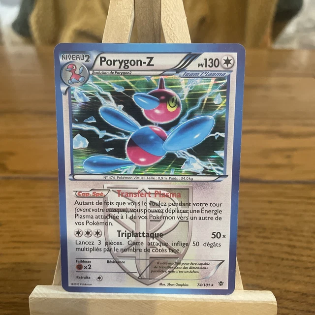 CARTE POKÉMON - Porygon-Z 74/101 Holo - EX - Explosion Plasma Noir Et ...