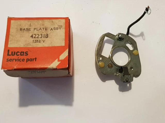 NOS LUCAS DM2 distributor contact breaker baseplate (422318) - Free UK ...
