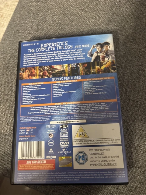 BACK TO THE Future Trilogy (DVD, 2005) £4.99 - PicClick UK