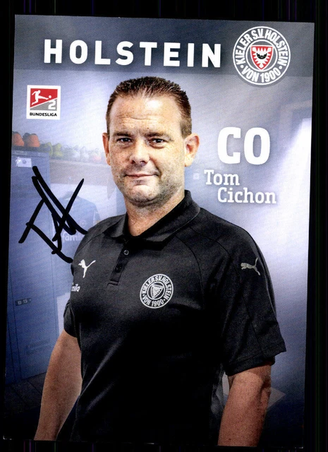 TOM CICHON AUTOGRAPH Card Holstein Kiel 2017-18 Original Signed+A ...