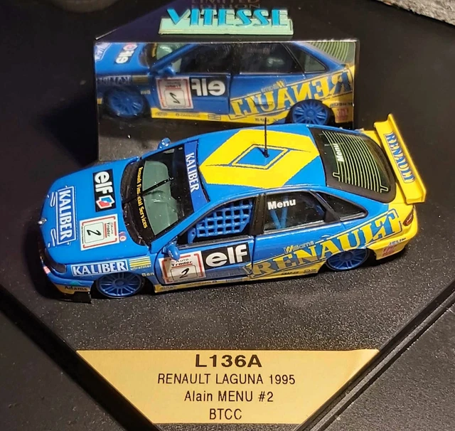 RENAULT LAGUNA 1995 A.MENU N°2 BTCC 1/43e Vitesse Ref: L136A EUR 22,00 ...