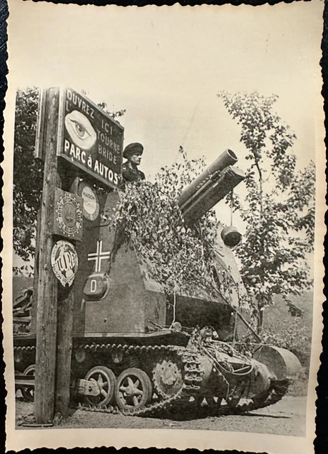 GERMAN PHOTO WW2 ARCHIVE : BISON 15-cm SIG 33 EUR 12,99 - PicClick FR