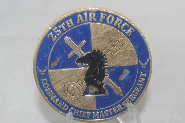 USAF 25TH AIR Force Command Chief Master Sergeant Freedom Challenge ...
