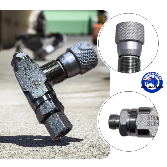 FLOW CONTROL BIDIRECTIONAL Hydraulic Restrictor Valve STB-G3/8 W /L08 ...
