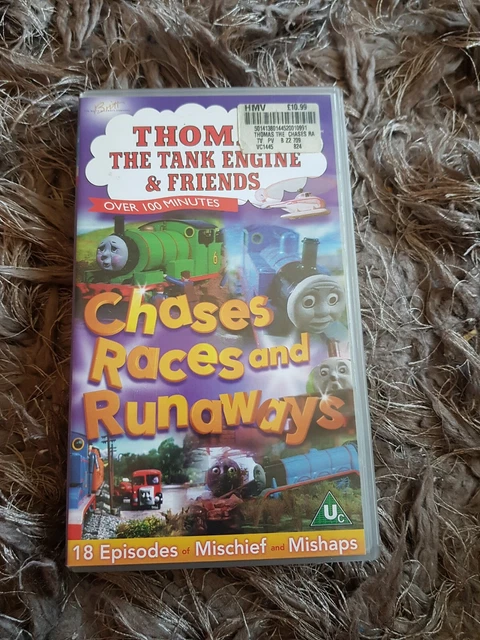 THOMAS THE TANK Engine Chases Races And Runaways Vhs £9.00 - PicClick UK