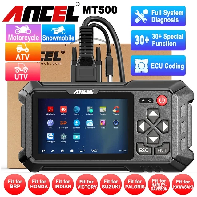 OBD2 MULTI-FUNCTION MOTORCYCLE Bike Diagnostic Scanner MT500 Pro Version Kit NEW £589.00 ...