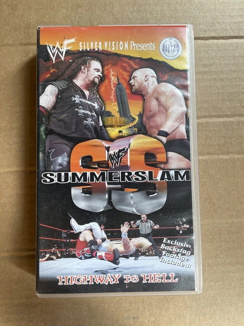 SUMMERSLAM 1998 VHS Video Tape - Silvervision - WWE WWf Wrestling £3.99 ...