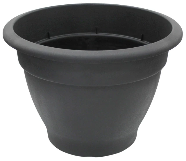 EXTRA LARGE 55CM Rond Tonneau Plante Plastique Plante Pot Fleur Plante ...