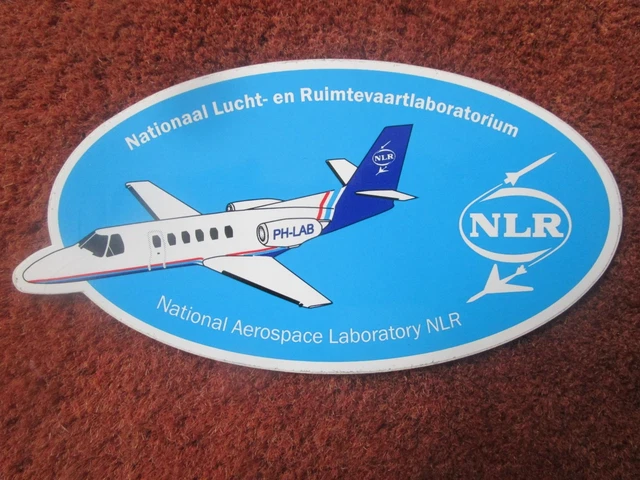 AUTOCOLLANT STICKER NLR Aerospace Cessna Citation Ii Research Aircraft ...