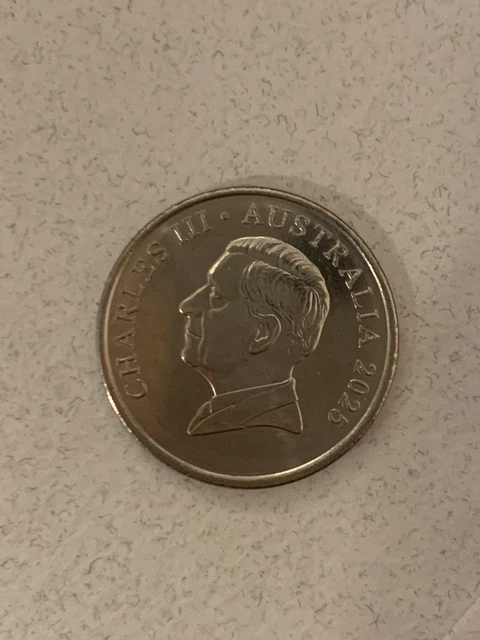 2025 5C UNC 👑 King Charles Australian 5c Five Cent. 1x New UNCIRCULATED ...