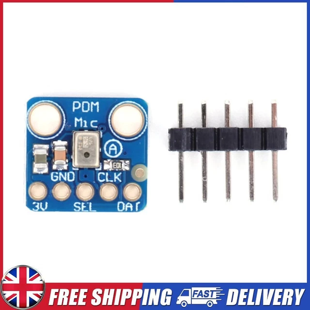 MP34DT01 MICROPHONE SENSOR Density Modulation Output PDM MEMS ...