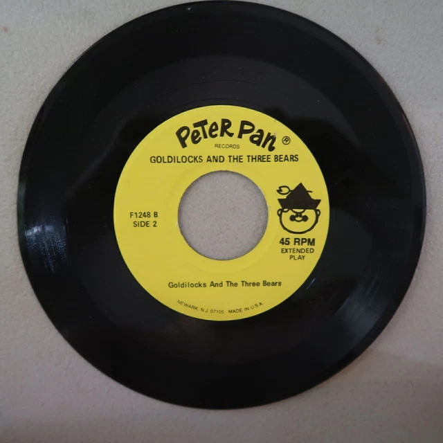 PETER PAN GOLDILOCKS And The Three Bears Vinyl 45 Vg 2-118 £4.19 ...