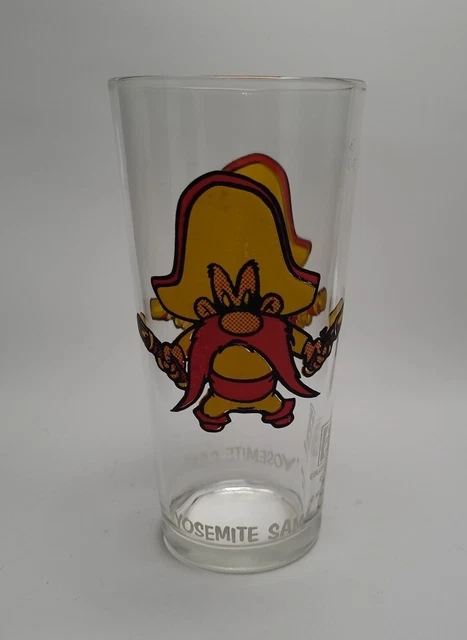 VINTAGE 1973 PEPSI Looney Tunes Yosemite Sam Collector Series Glass ...