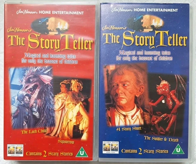 JIM HENSON'S THE Storyteller VHS Tapes Volume 1 & 2 - New & Sealed £10. ...