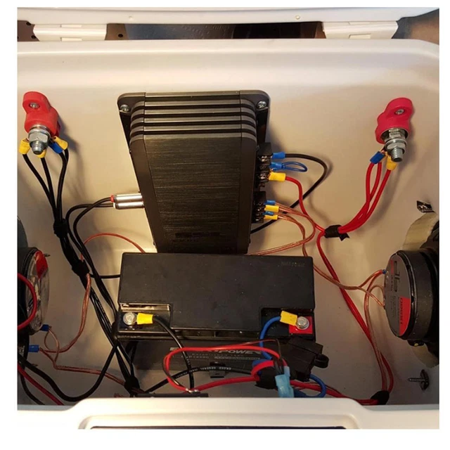 BUS BAR POWER Terminal Block Positive M8/M8 Positive Power Distribution ...