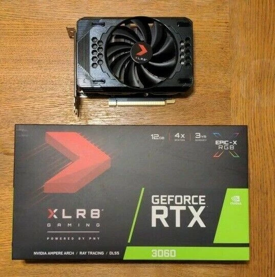 PNY GEFORCE RTX 3060 XLR8 Gaming REVEL EPIC-X RGB Single Fan 12GB ...