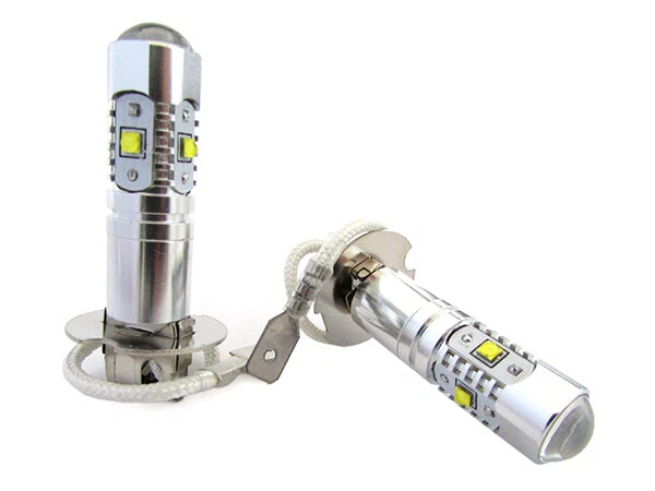 LAMPADA LED H3 PK22s 30W 12V Con 6 Led Cree Da 5W Super Potente e ...