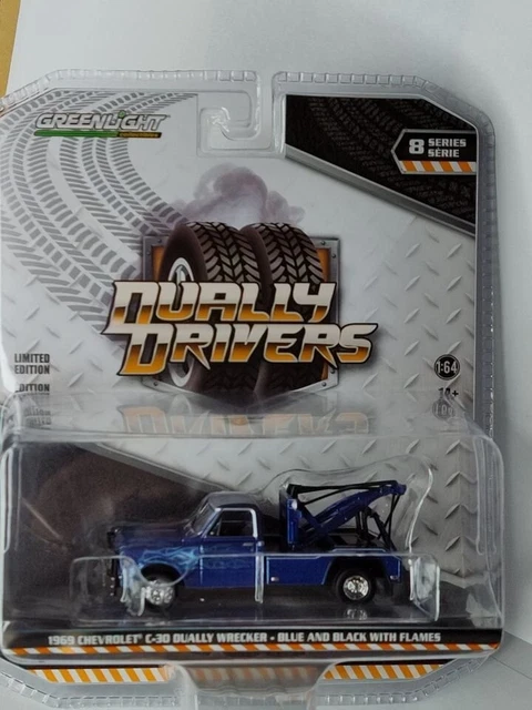 GREENLIGHT DUALLY DRIVERS Series 1969 Chevrolet C-30 Wrecker échelle 1: ...