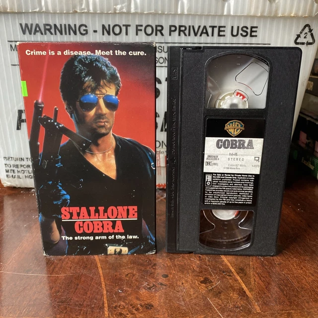 COBRA VHS 1986 Sylvester Stallone Warner Home Video Vintage £4.54 ...