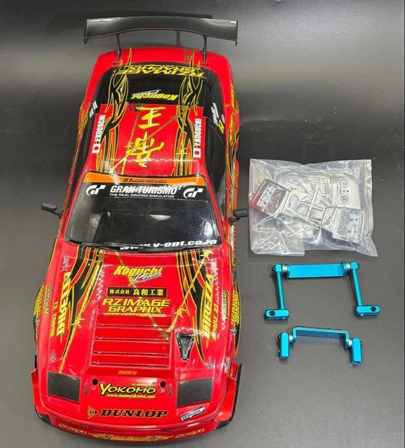 YOKOMO KOGUCHI POWER 180SX RC Car Body Dunlop Decals Shell Only £166.35 ...