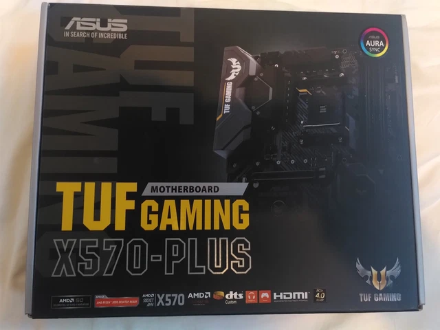 ASUS TUF GAMING X570-Plus AMD X570 Socket AM4 ATX PCIe 4 USB 3.2 S/PDIF ...