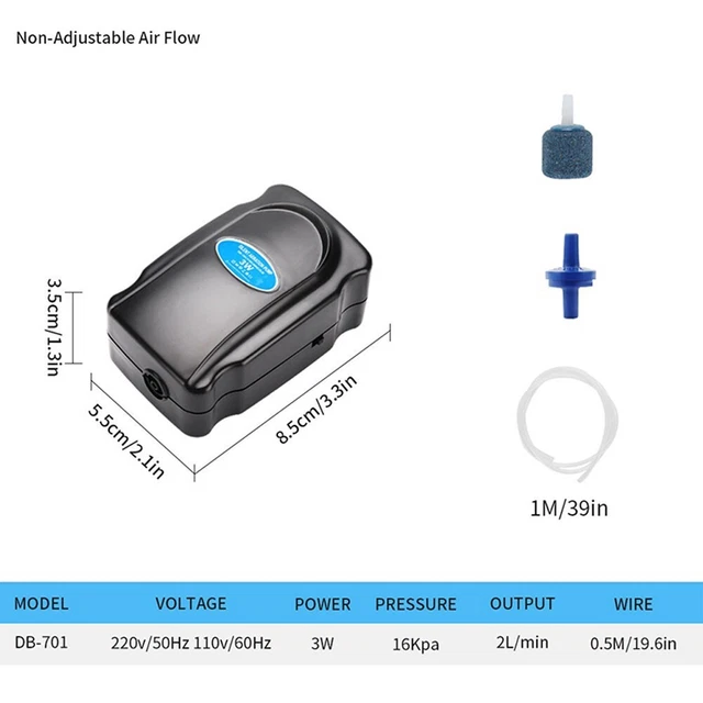 MAISON POMPE AIR Pompes ABS Pompe Air Pierre Noir Simple Trou Petit Aquarium EUR 16,28 - PicClick FR