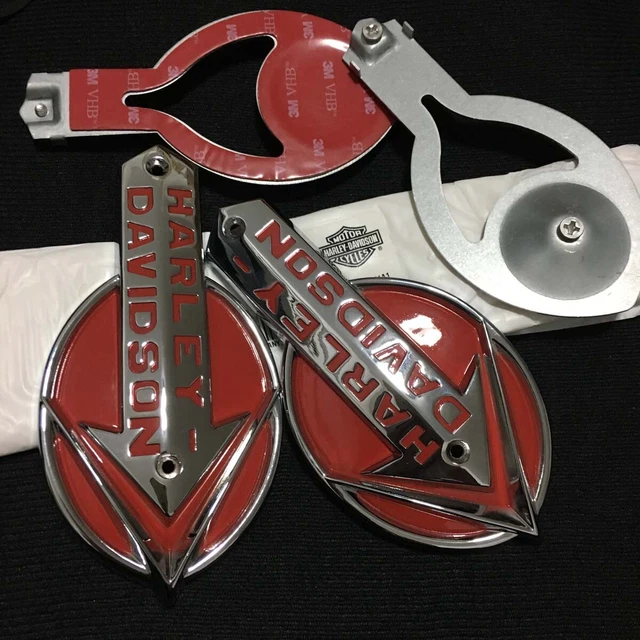 OEM HARLEY DAVIDSON Gas Fuel Tank Emblems Nameplates Badges 61775-59T ...