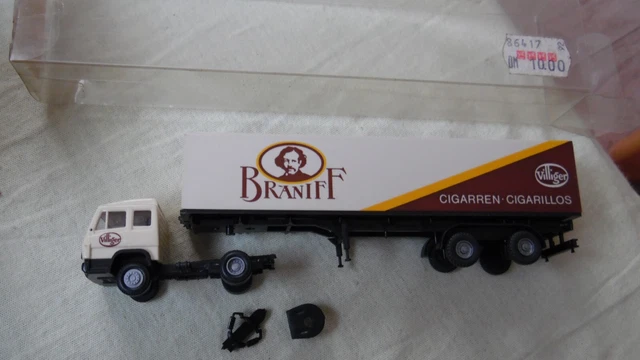 PRALINÉ WERBUNG &BRANIFF Villiger Cigarren..." MB KoffSZ 1:87 EUR 9,00 ...