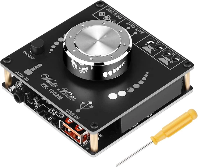 BLUETOOTH AMPLIFIER BOARD Hifi Stereo 2.0 Channel 2X100W Audio ...
