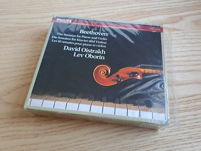 PHILIPS W.GERMANY BEETHOVEN Violin Sonatas OISTRAKH OBORIN 4CD Polygram *NM* EUR 350,00 ...