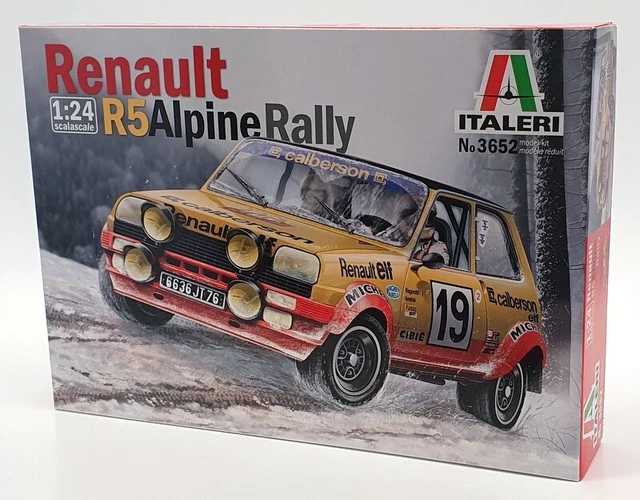 ITALERI 1/24 SCALE Model Car Kit 3652 - Renault R5 Alpine Rally $110.99 ...
