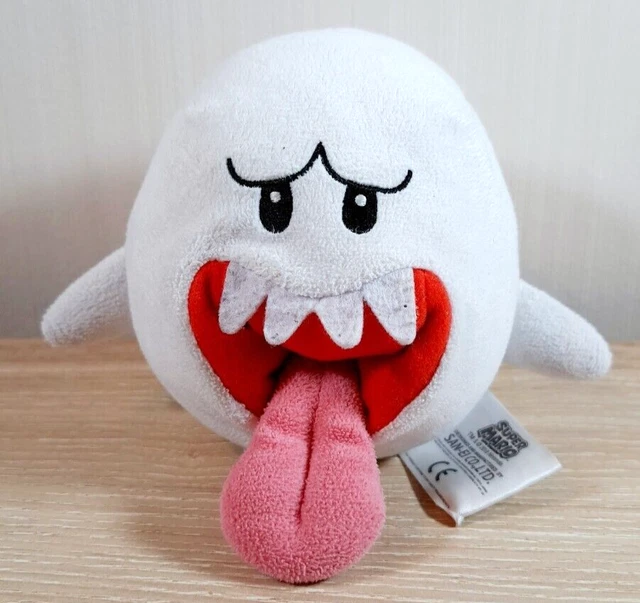 GHOST BOO SOFT toy plush. Super Mario Bros. 5''. White. 2018 Nintendo ...