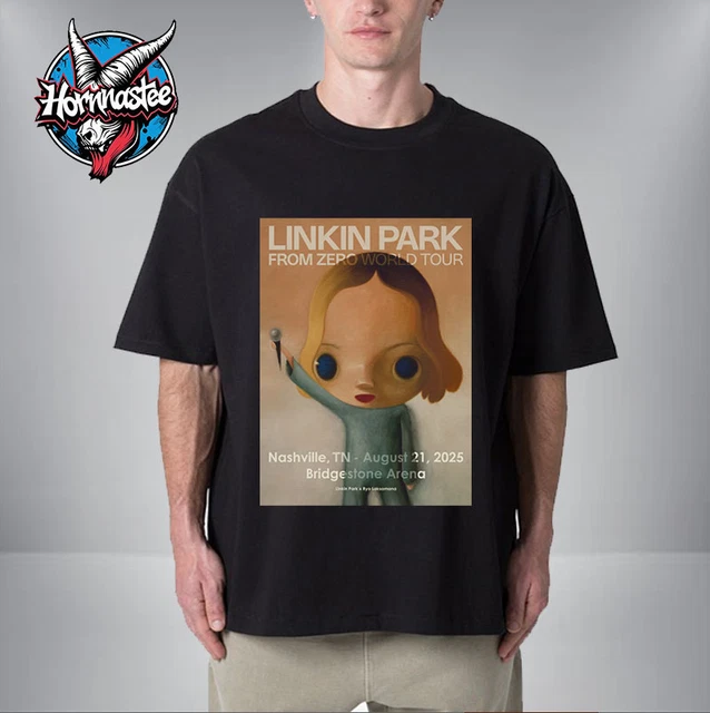 LINKIN PARK FROM Zero World Tour 2025 Venue Poster Nashville Tn August ...